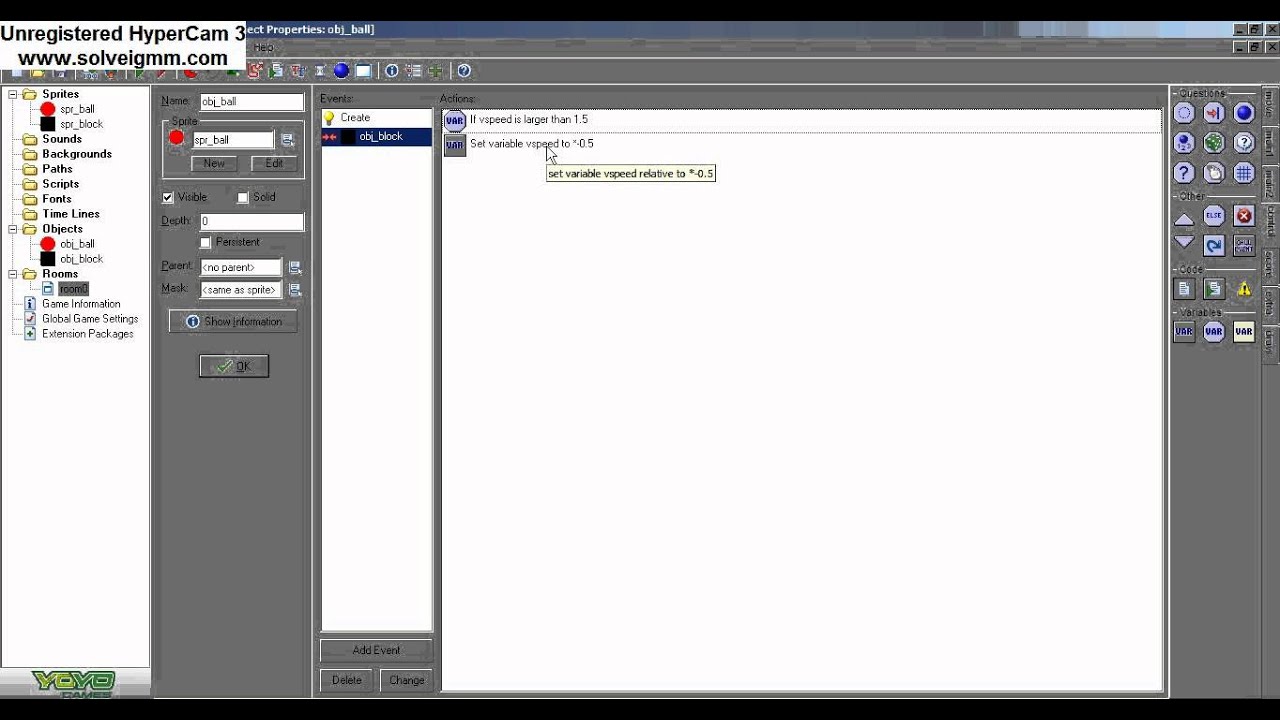 Game Maker Tutorial 2: Movement, Physics #2 - YouTube