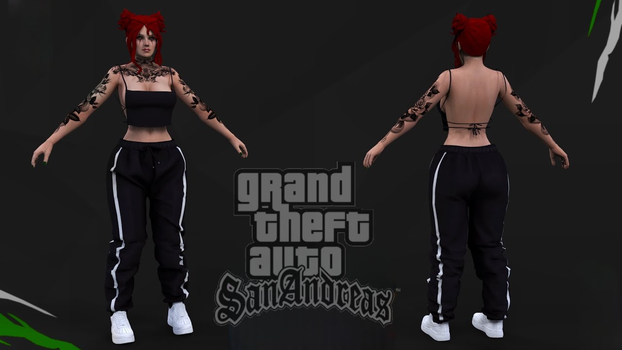 Skin Feminina P/ GTA:SA #samp #DARKSTORE #gtasa #mobile - YouTube