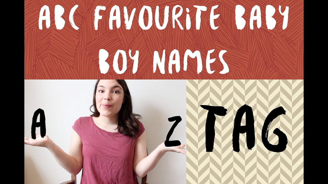 ABC Favourite Baby Boy Names Tag - YouTube
