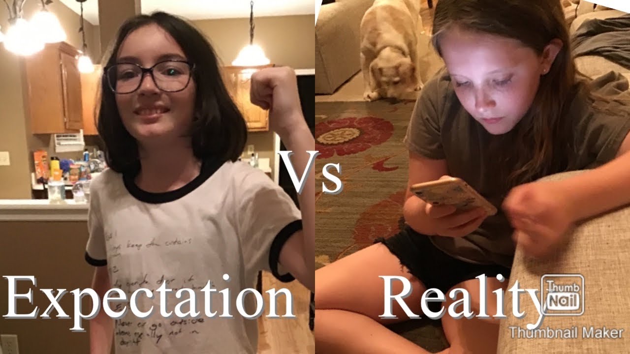 Expectations versus reality - YouTube
