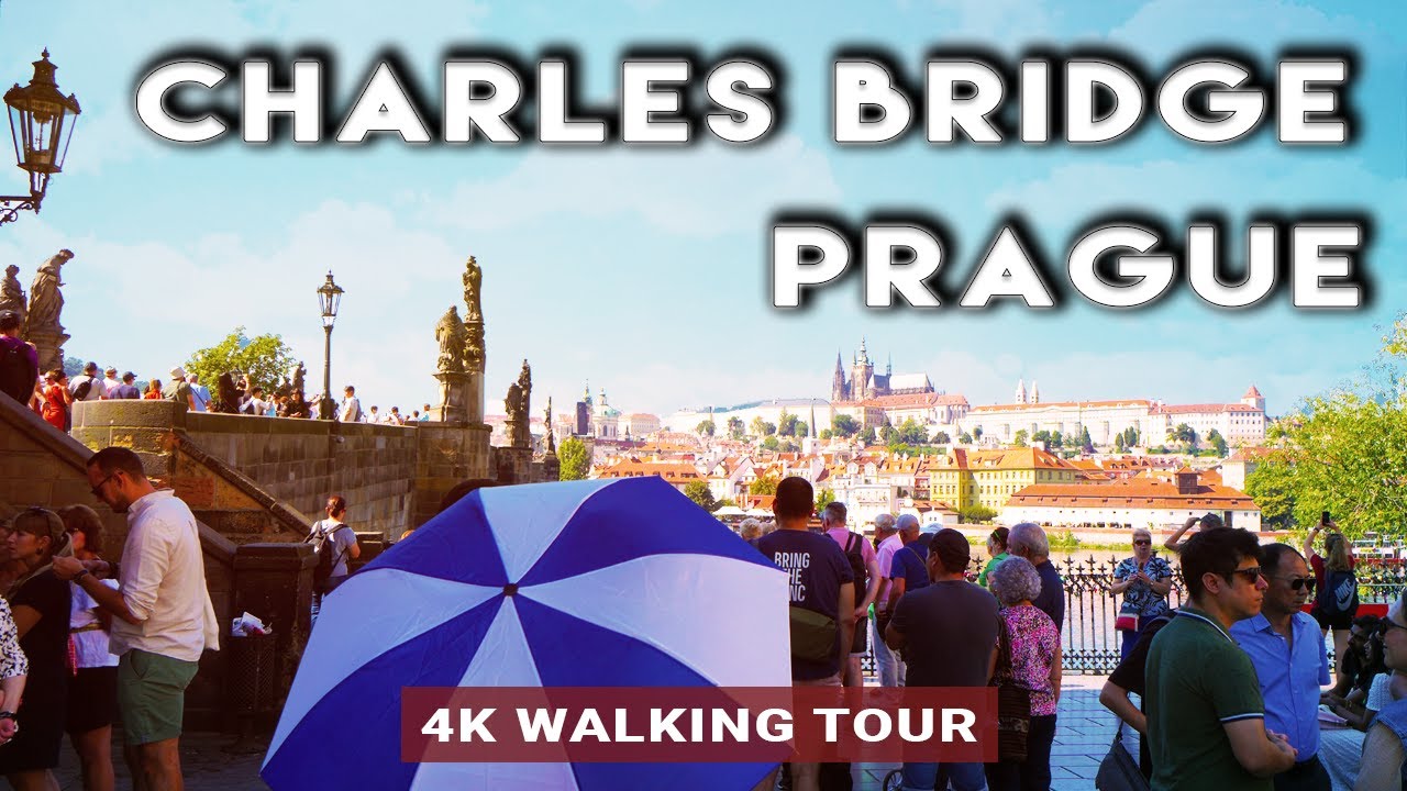 CHARLES BRIDGE - Most Famous Landmark in Prague, Czechia [4K/60fps UHD ...