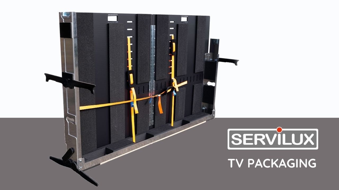 Packaging protection for television transportation up to 75 inch - YouTube