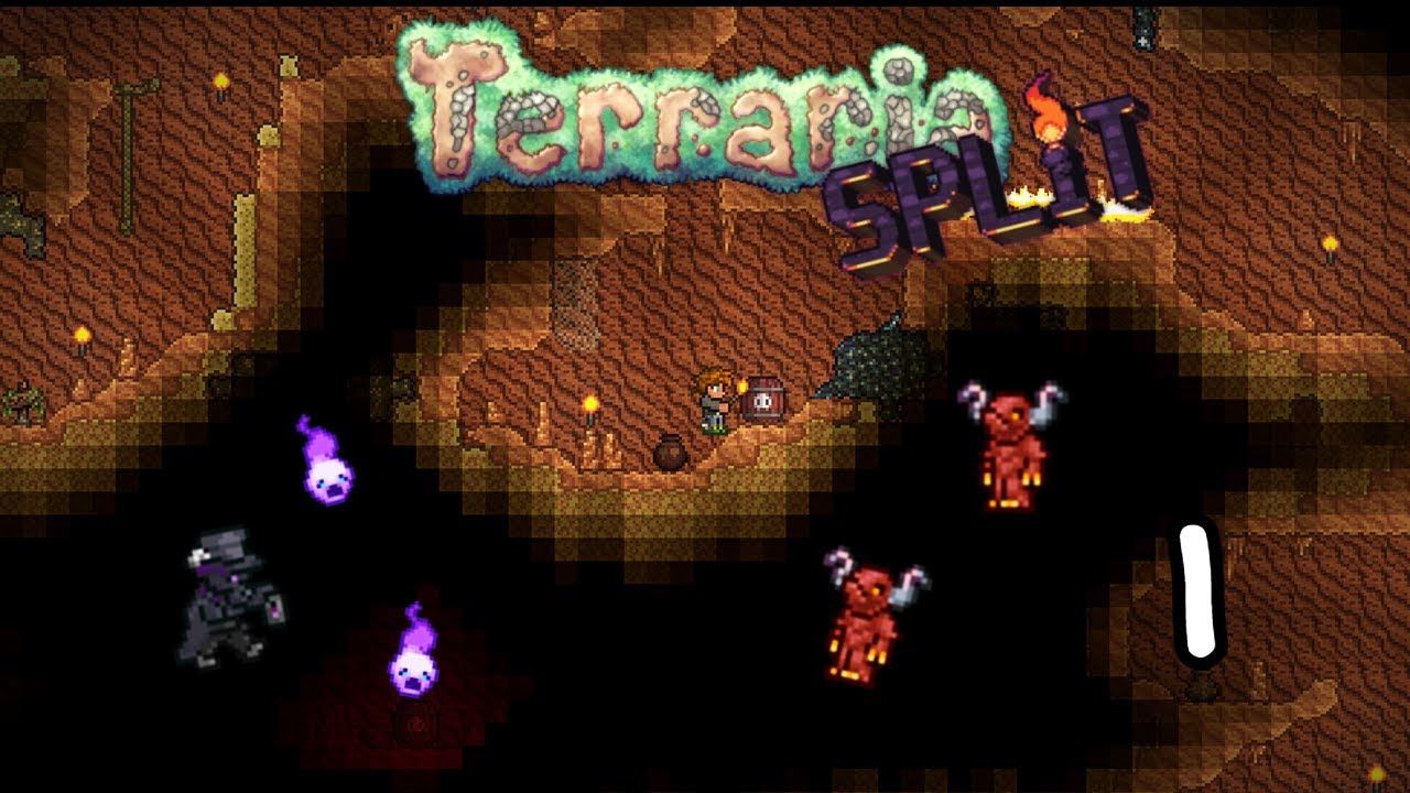 Terraria [Split Mod] Let's Play Episode 1: Funky Souls and Explosive ...