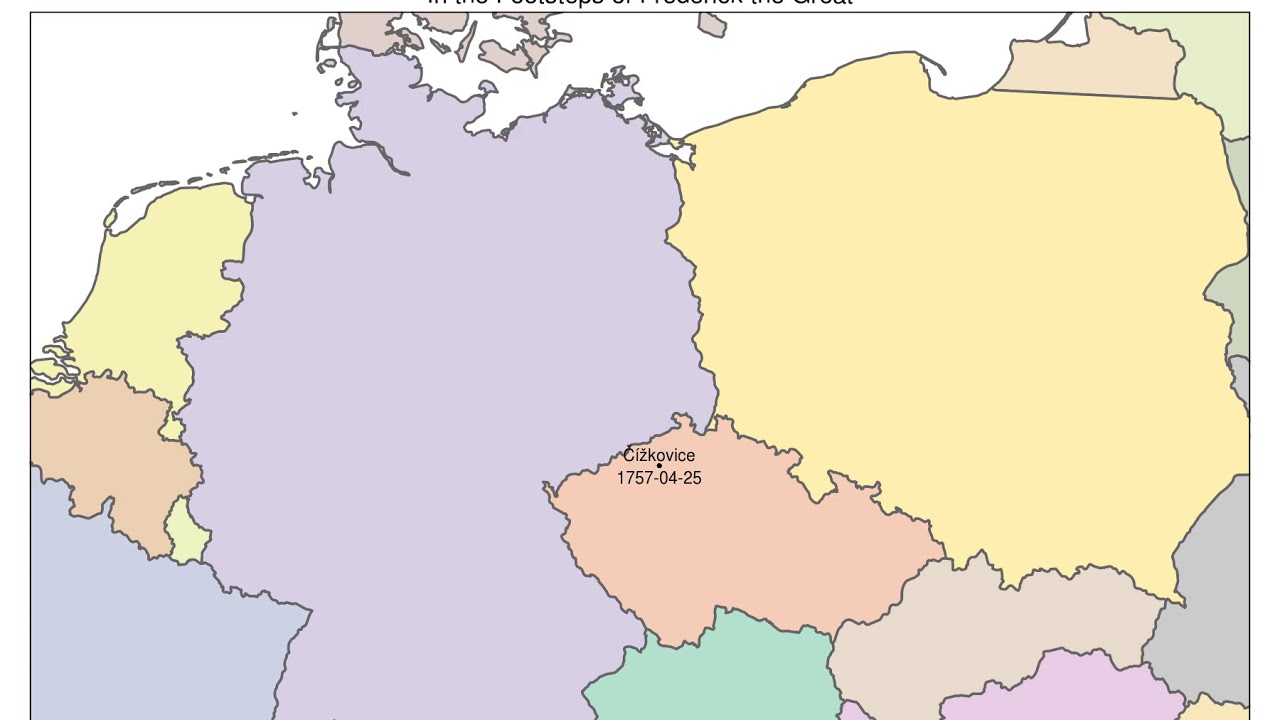 In the Footsteps of Frederick the Great (map) - YouTube