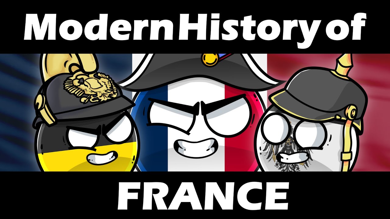 CountryBalls - Modern History of France - YouTube