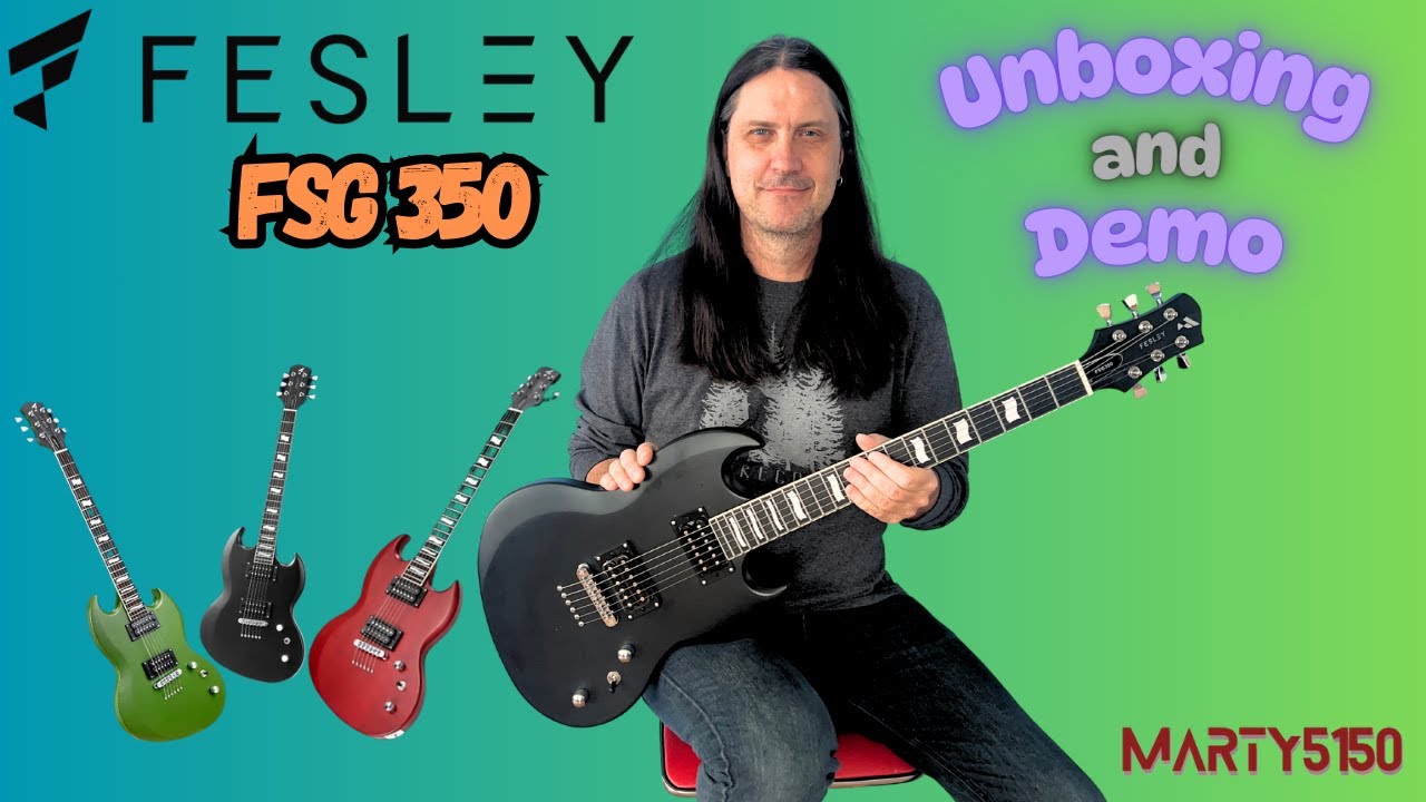 The Fesley FSG 350 Electric Guitar - An Excellent Value At $189 - Full ...