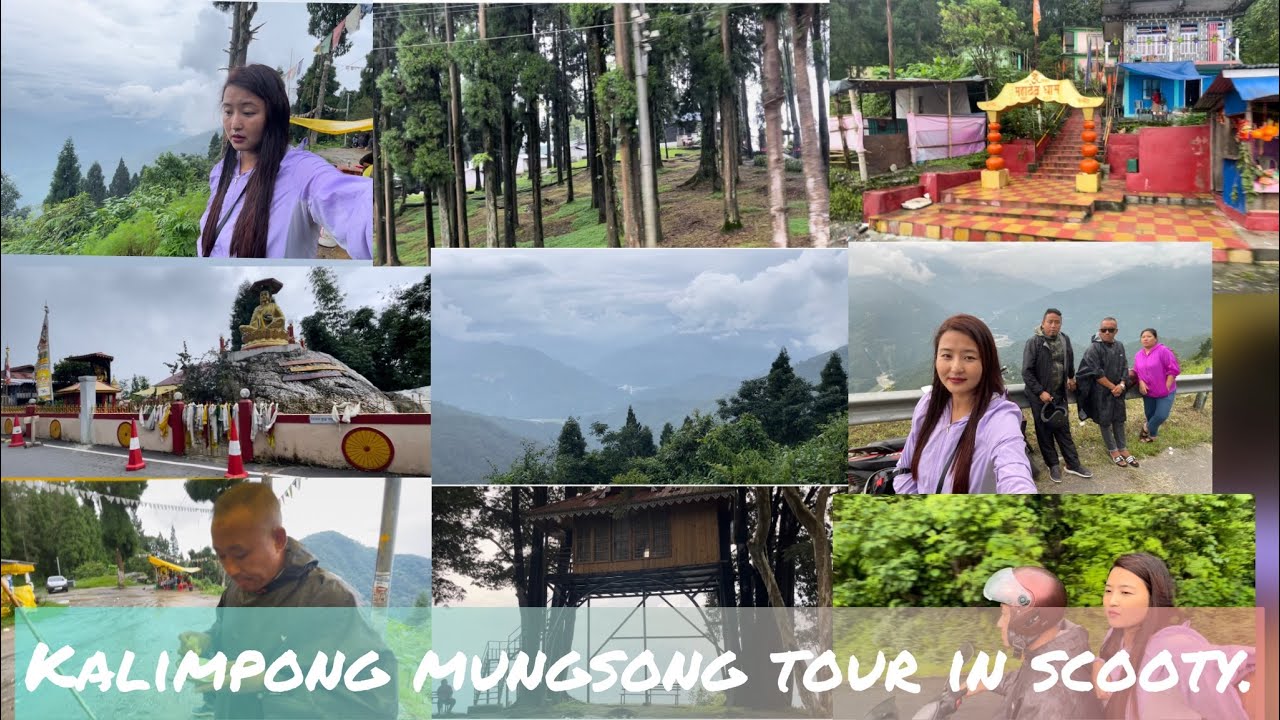 Kalimpong mungsong tour in scooty. - YouTube
