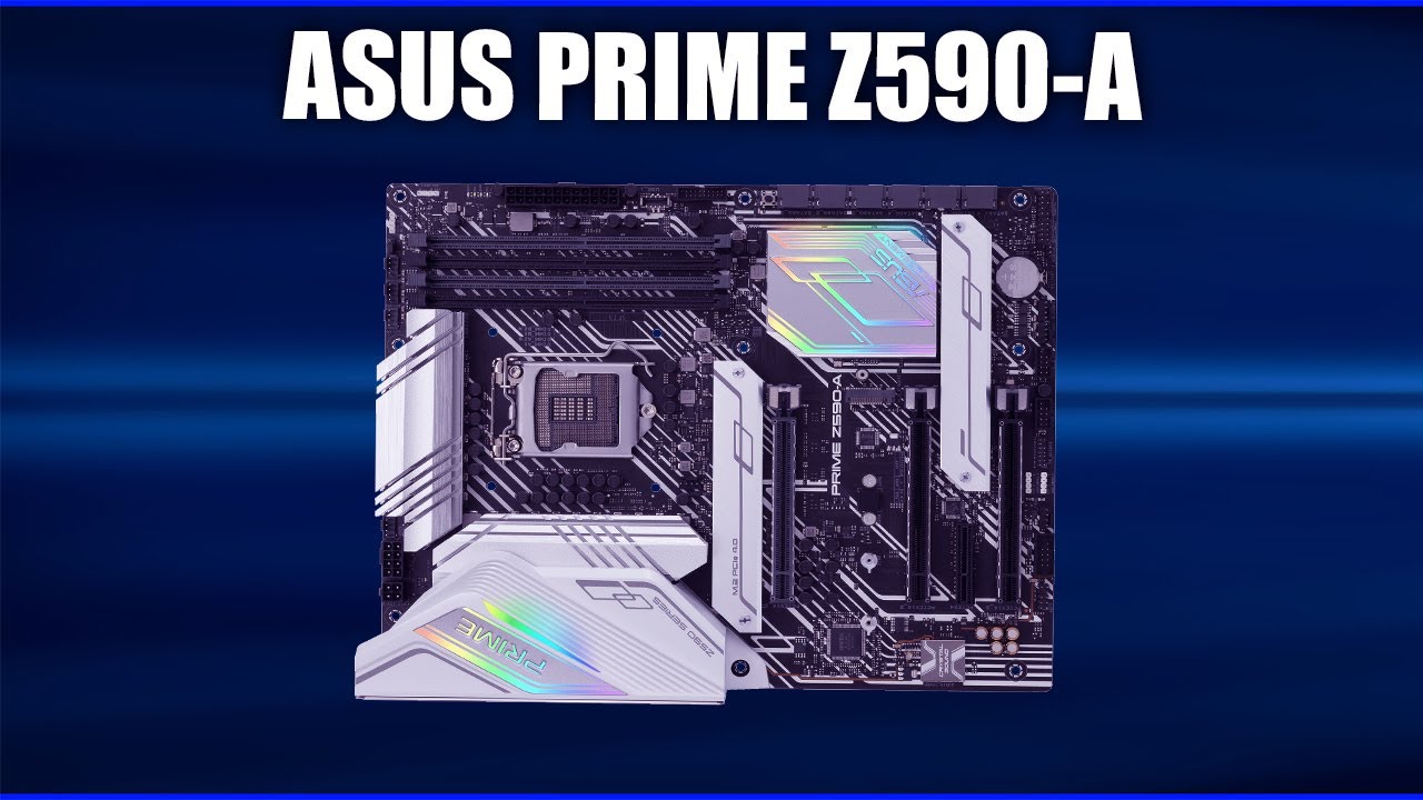 Материнская плата Asus PRIME Z590-A - YouTube