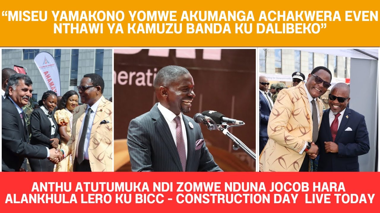 ANTHU ATUTUMUKA NDI ZOMWE NDUNA JOCOB HARA ALANKHULA LERO KU BICC ...