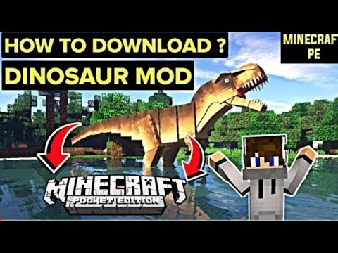 How To Download Dinosaur Mod In Minecraft Pe For Android ? Download ...