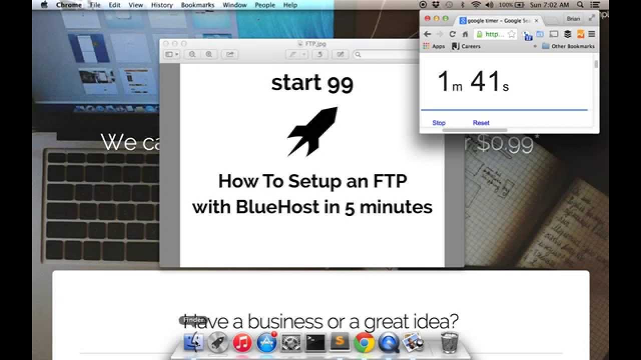 How To Setup an FTP with BlueHost in 5 minutes - YouTube