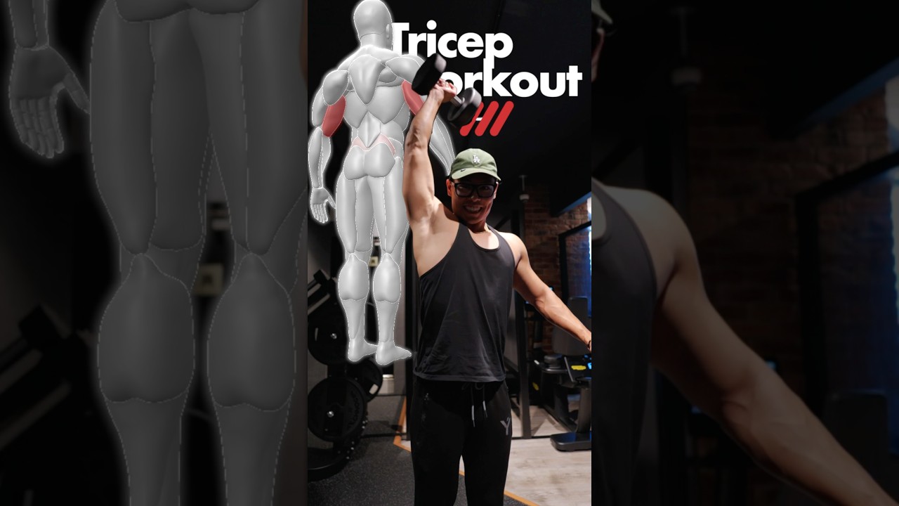 Incline one-arm overhead dumbbell triceps extension Le Viet Workout # ...