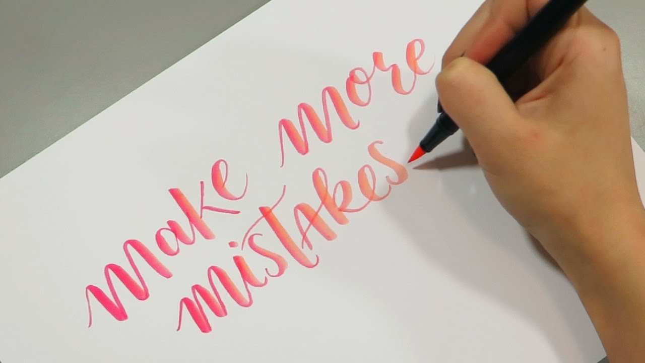 Calligraphy With Me 3 - YouTube
