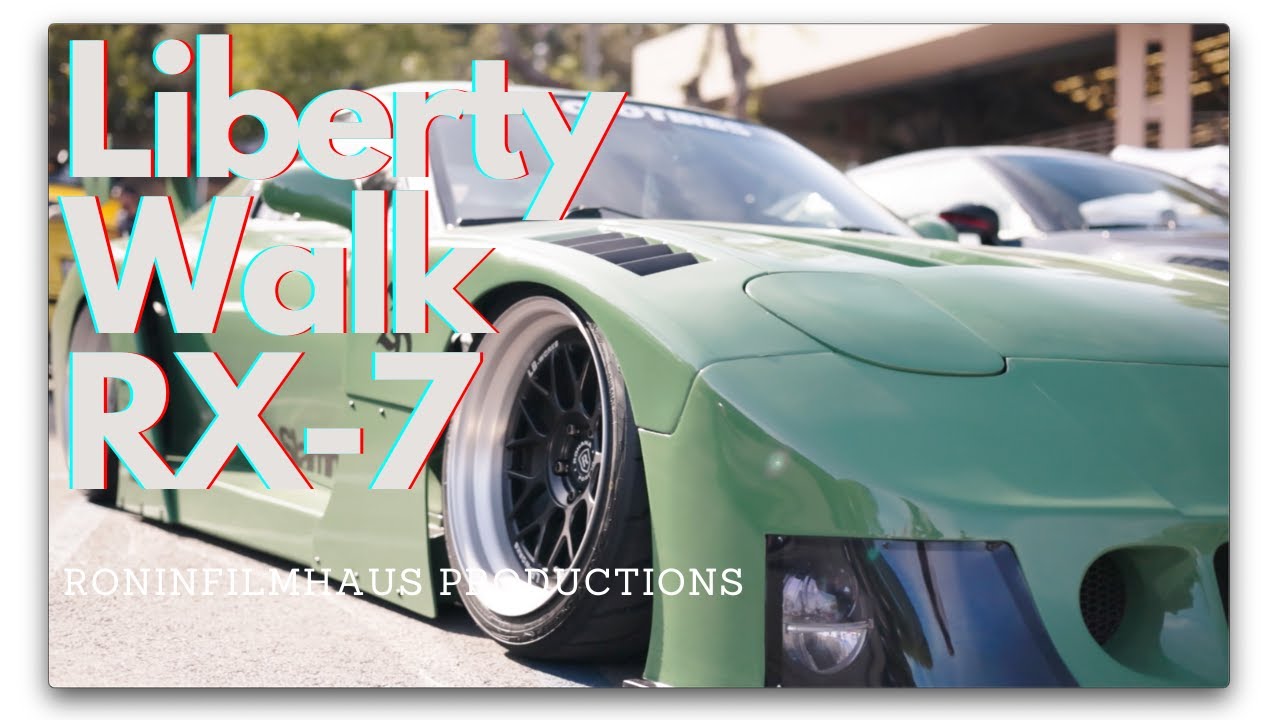 Liberty Walk RX-7 WideBody #rx7 #carshow #libertywalk #canonr8 - YouTube