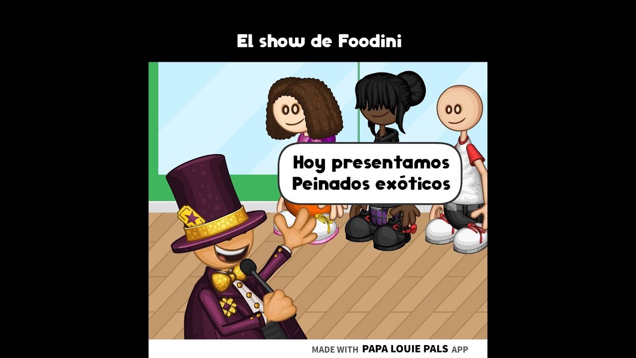 El show de Foodini (Peinados exóticos) - Papa Louie Pals - YouTube