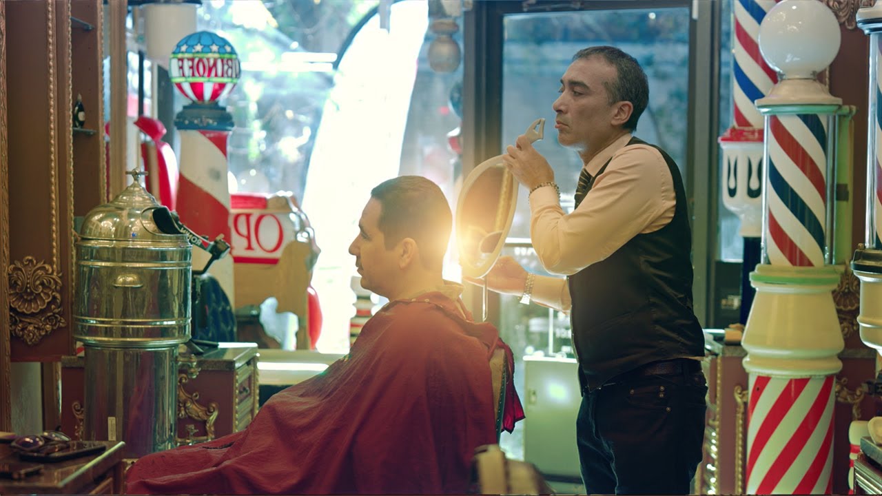 Silent ASMR haircut by Arthur Rubinoff at NYC Barber Shop Museum - YouTube