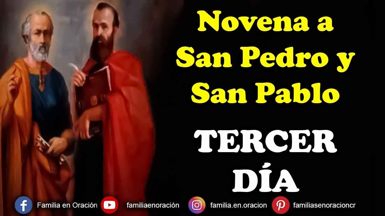 Novena a San Pedro y San Pablo - Día 3 🙏 22 de Junio 2026 - YouTube