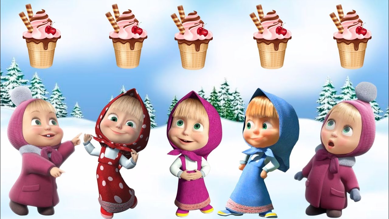 MARSYA BERUBAH SETELAH MAKAN ES CRIEM - MARSYA AND THE BEAR ||GAME ...