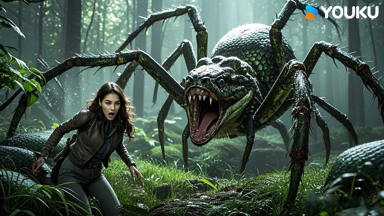 A woman encountered a giant mutant spider while playing! | Crazy Spider ...