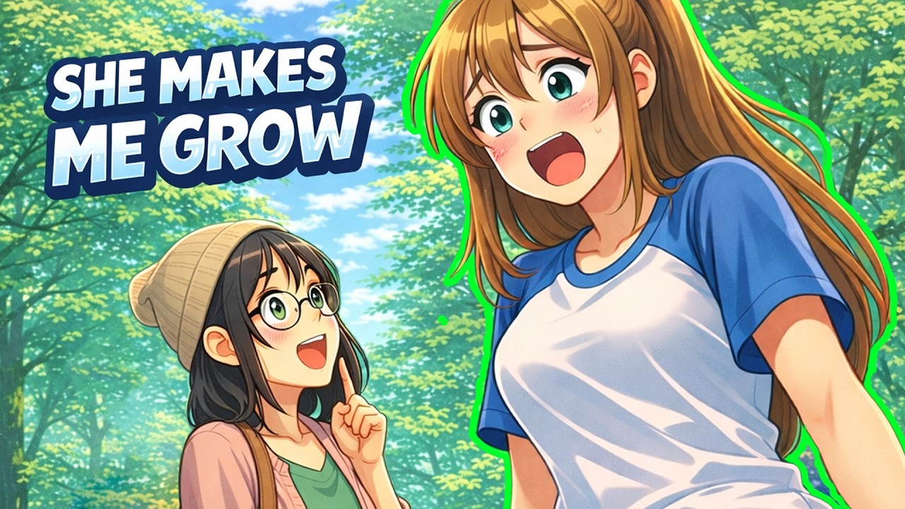 MY FRIEND MAKES ME GROW! 😳 | Giantess Growth Animated Story - YouTube