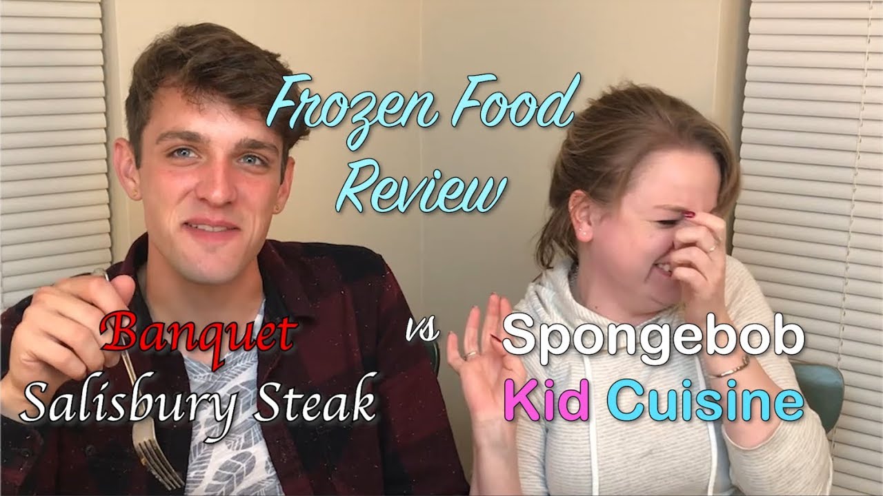 Frozen Food Review: Salisbury Steak vs Spongebob Kid Cuisine - YouTube