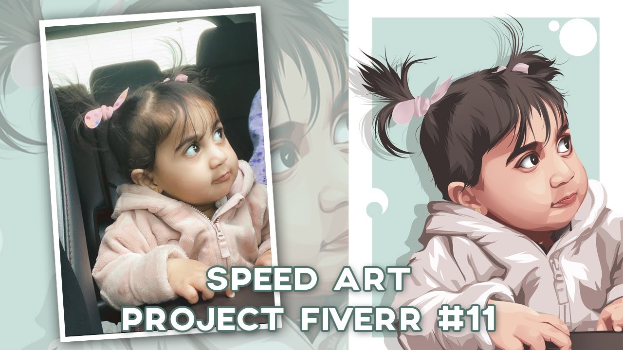 Speed Art Project Fiverr #11 - YouTube