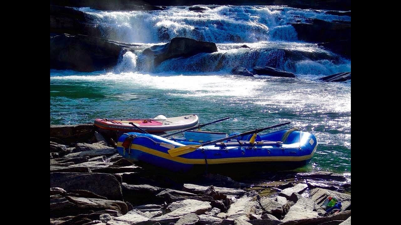 Rigging Oar Raft for another summer season. Jasper National Park, 2017 ...
