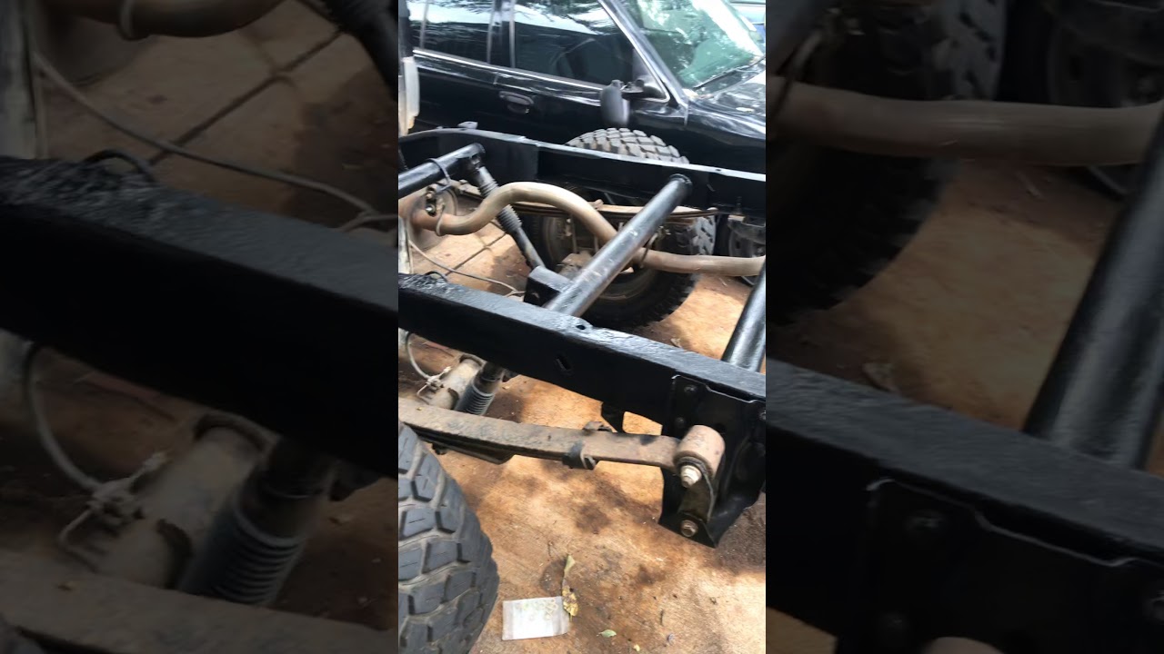 00 gmc truck frame repair (finished product) - YouTube