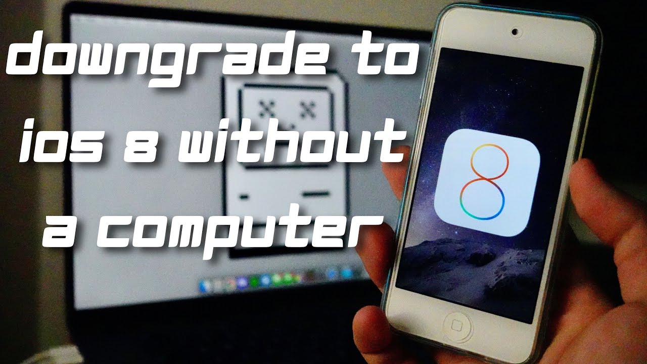 How to downgrade to iOS 8 without a computer (OTA update method) - YouTube