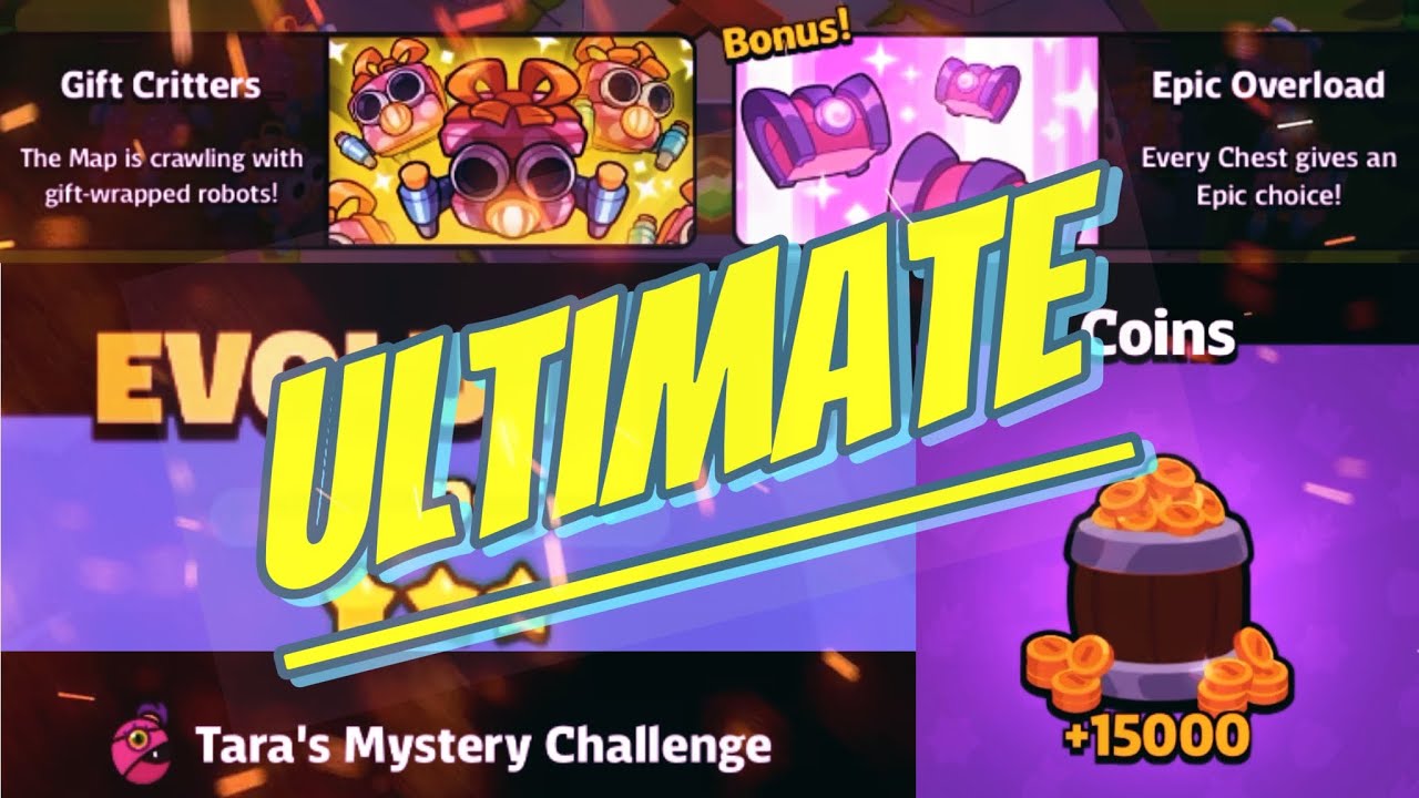 Tara's Mastery Challenge & Super Evolution | Rank 1 in Gift Critters Mode | Supercell Squad ...