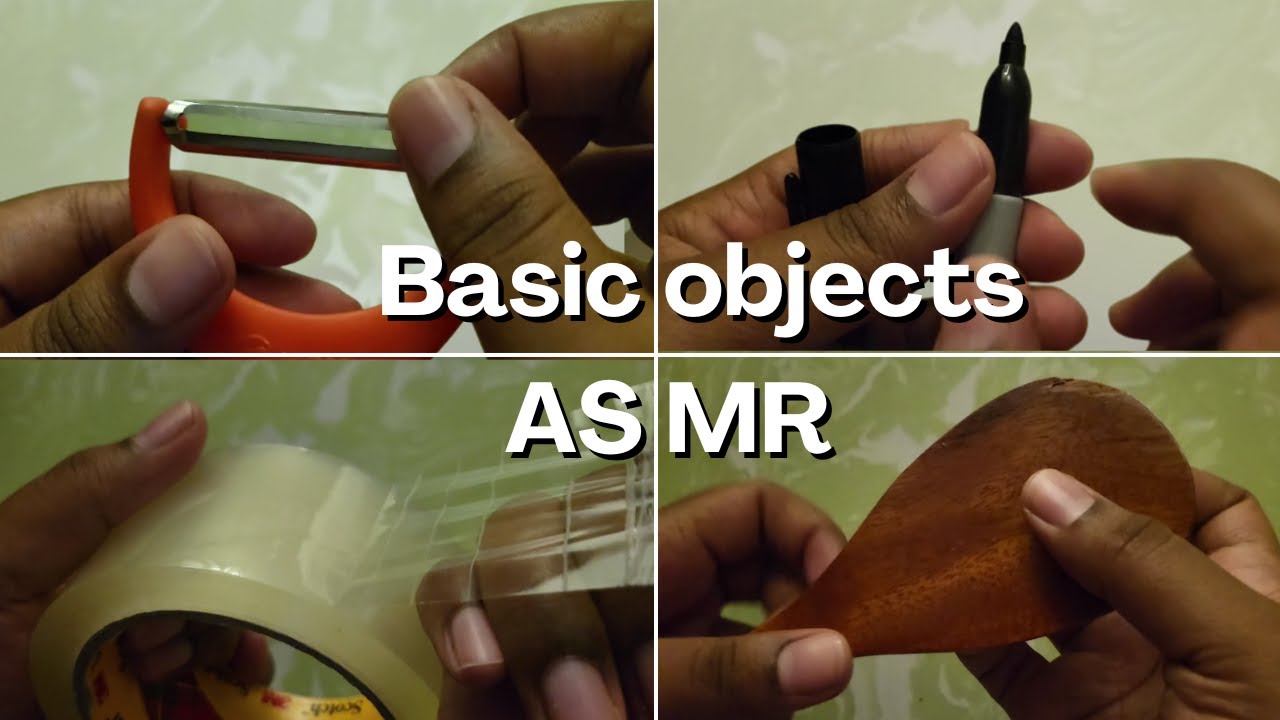 ASMR Over-explaining Simple Objects (Part 2) - Wood, tape, etc - DETAILED ASMR Experience - YouTube