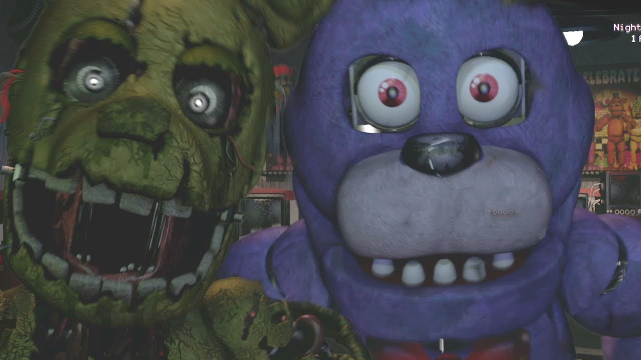 Springtrap ve Bonnie Aynı Mekânda!? | Five Nights at Freddy's Revamp ...