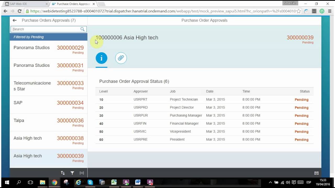 Develop Challenge: PURCHASE ORDERS APPROVALS - YouTube