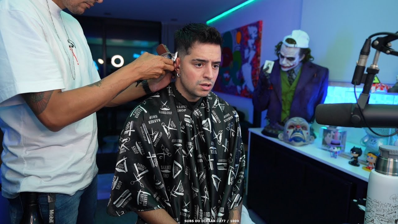 CORINGA CORTANDO CABELO! CORTE MOICANO DISFARÇADO #1 - YouTube