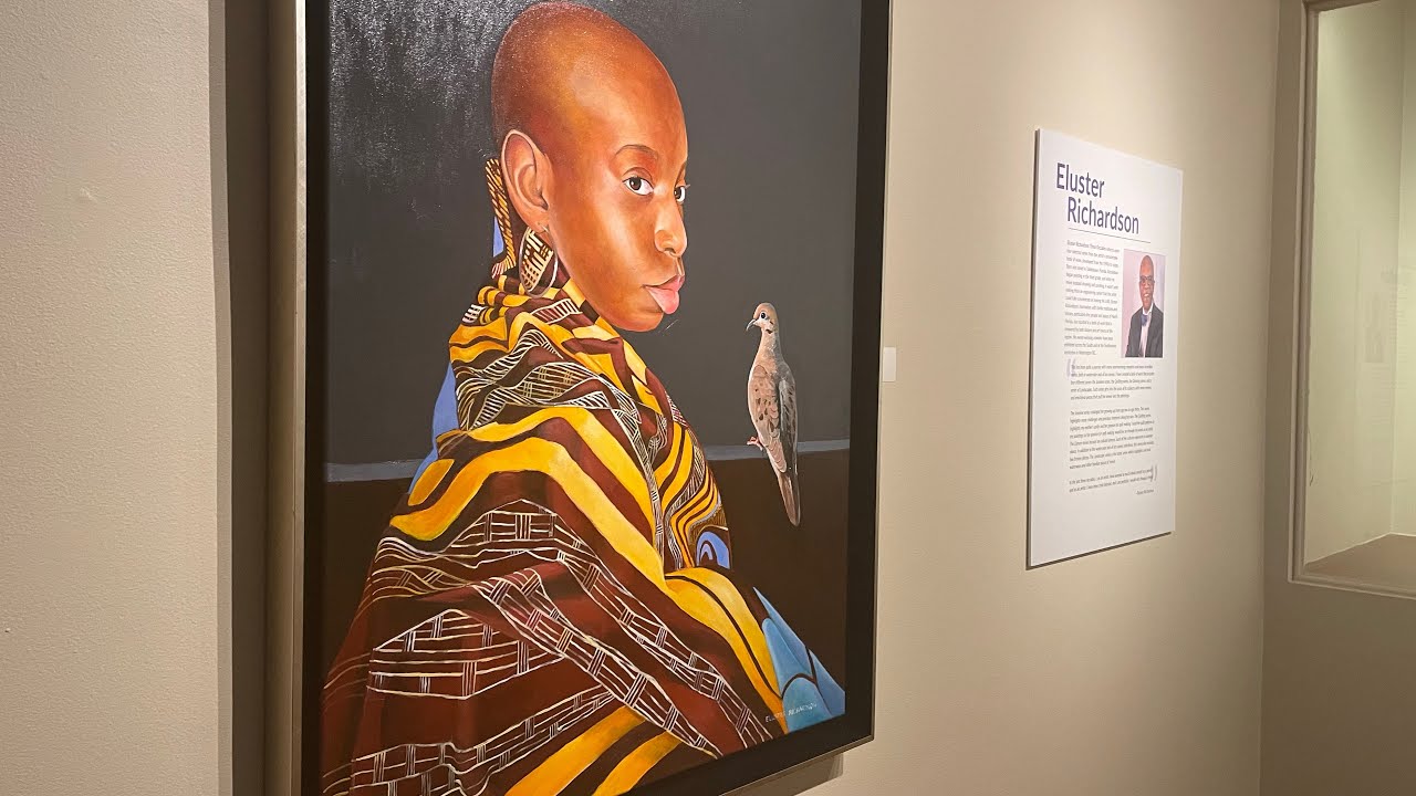 Art Gallery Featuring Eluster Richardson’s Three Decades - YouTube