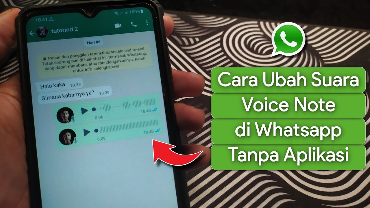 Cara Mengubah Suara Voice Note di Whatsapp Tanpa Aplikasi - YouTube