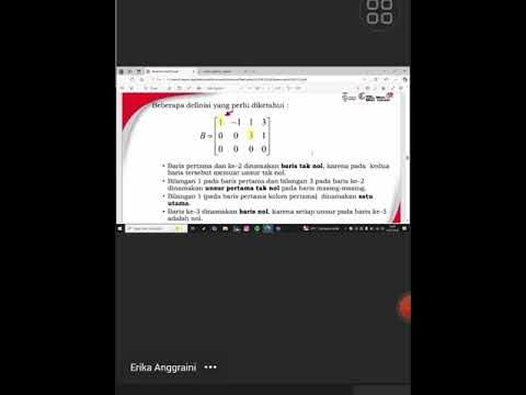 OPERASI DASAR MATRIKS DAN OBE - YouTube