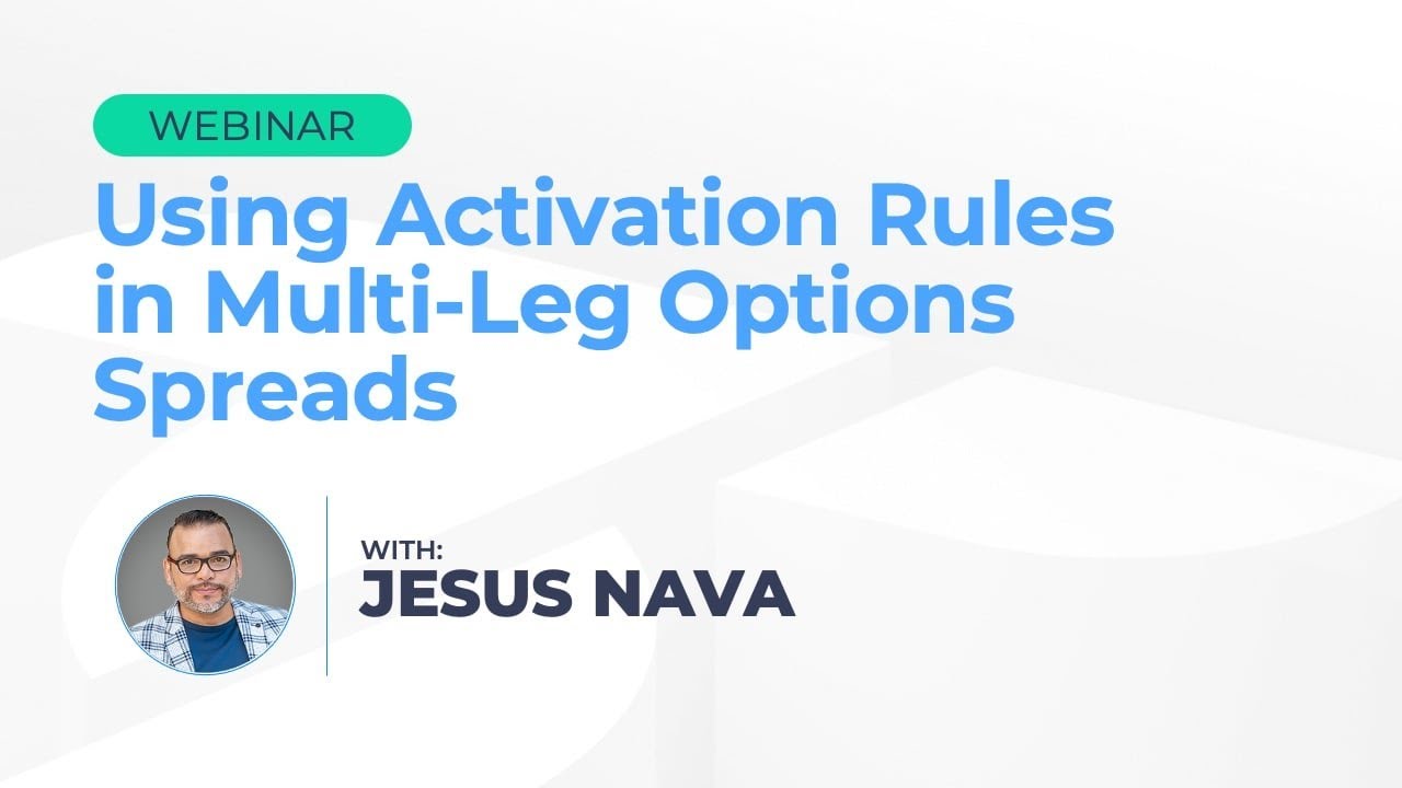 Using Activation Rules for Strategic Order Execution in Multi-Leg ...