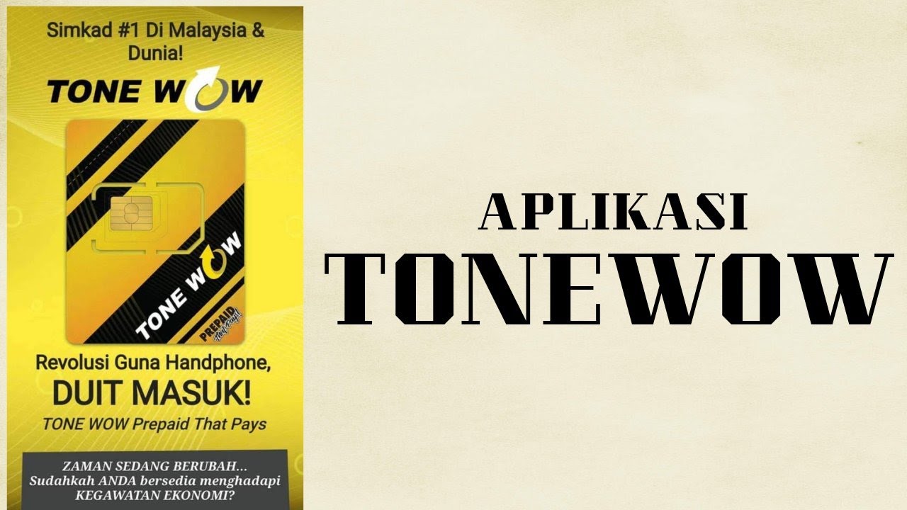 Aplikasi Tonewow Mywow - YouTube