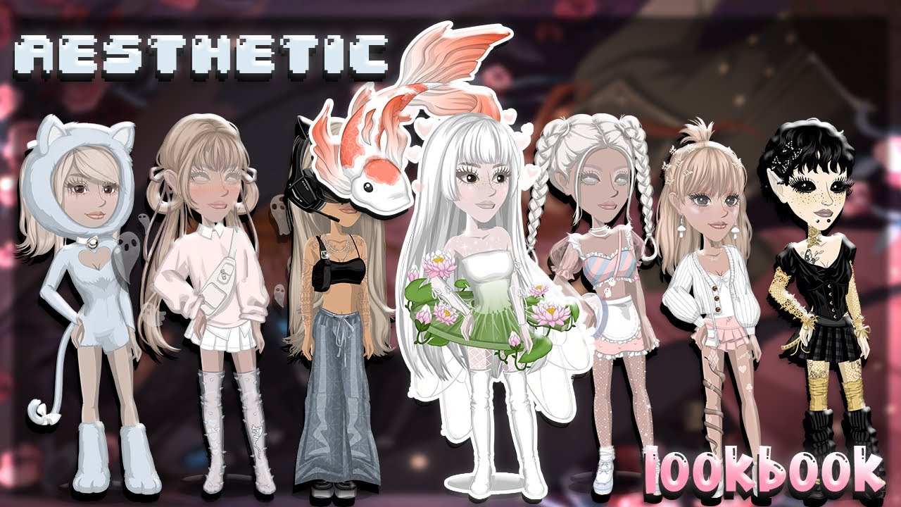 aesthetic lookbook !! 🤍🌷👼🏻 MSP Lookbook 36 - YouTube