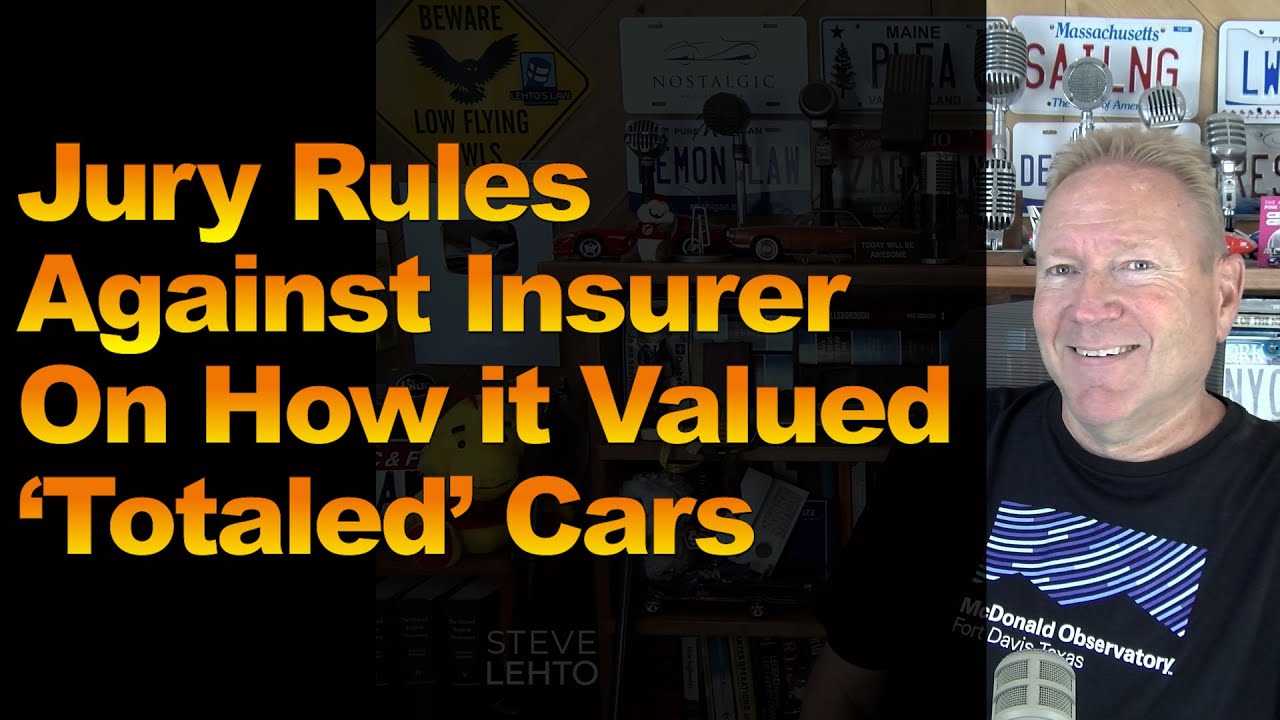 Jury Rules Against Insurer On How it Valued ‘Totaled’ Cars - YouTube