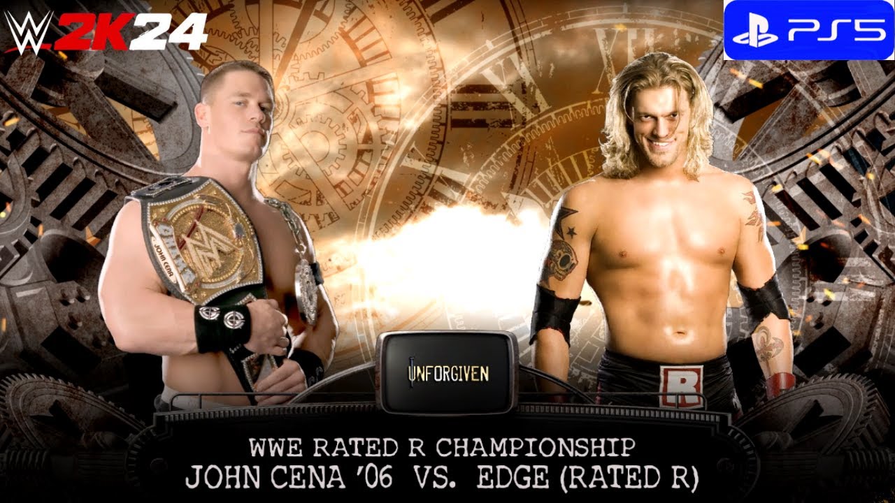 John Cena vs. Edge in WWE 2K24: Reliving the Unforgiven 2006 TLC Match ...