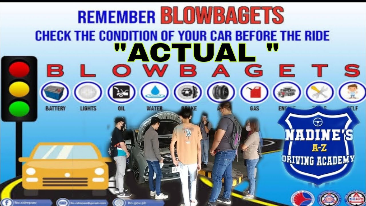 BLOWBAGETS @NADINE'S A-Z DRIVING SCHOOL (BASIC MAINTENANCE BEFORE ...