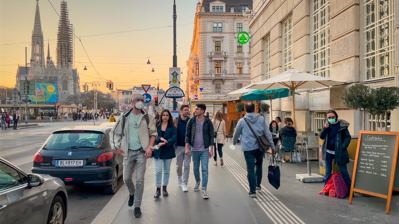 Walking in Vienna, March 2022, City Center | 4K HDR - YouTube