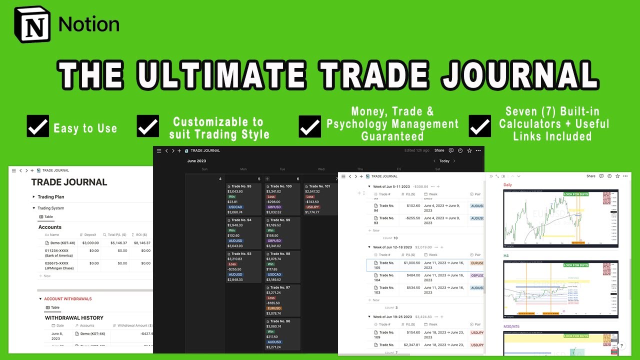 The Only Trading Journal You Will Ever Need...Free Resources Included ...