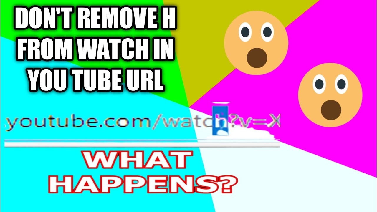 don't remove h from watch in youtube url - YouTube