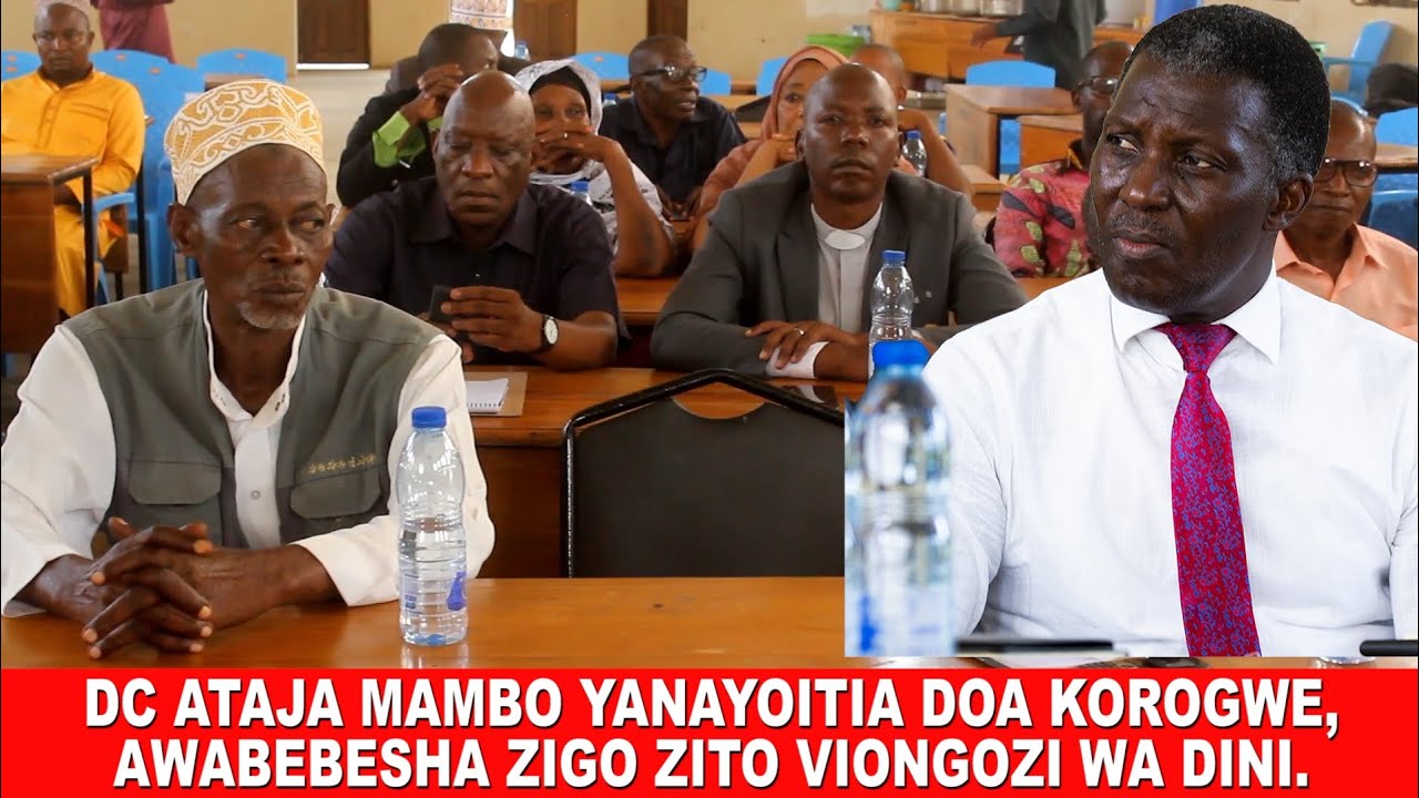 DC MWAKILEMA ATAJA MAMBO YANAYOITIA DOA KOROGWE, AWABEBESHA ZIGO ZITO ...
