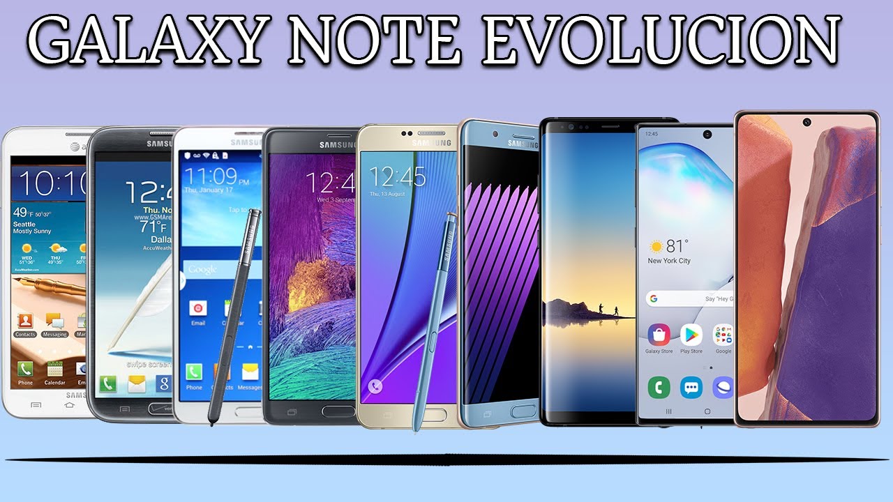 LA HISTORIA DE SAMSUNG GALAXY NOTE - YouTube