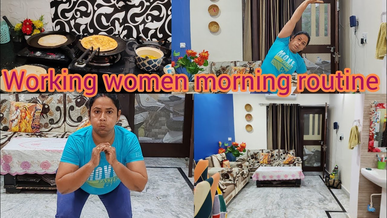 Working women morning routine l A productive morning routine of Indian ...