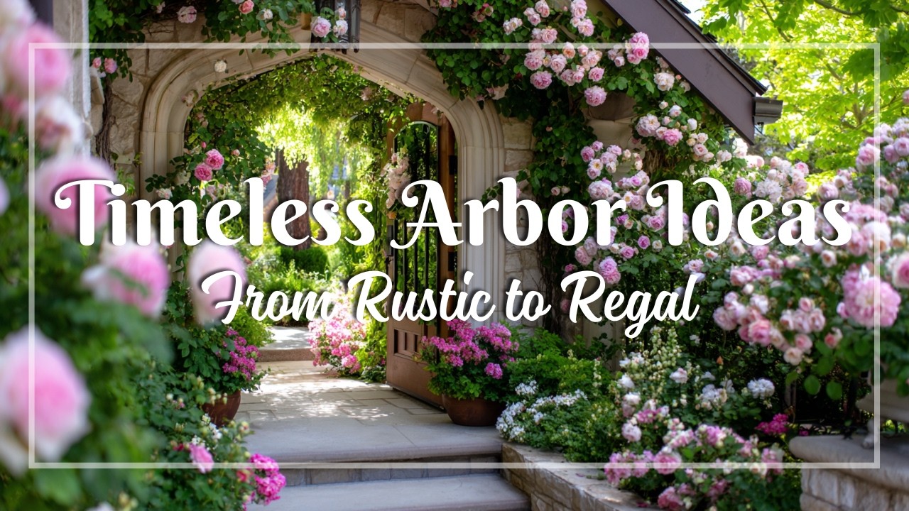 Italian Garden Arbors with Antique Elegance 🌸 | Rustic Frames for ...